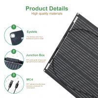 China Ultra Thin 100W Flexible Solar Panel High Efficiency Lightweight Solar Panel for sale