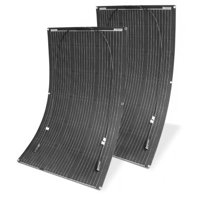 China Lightweight Flexible 200W Solar Panel IP67 Waterproof Monocrystalline Silicon Solar Panel for sale