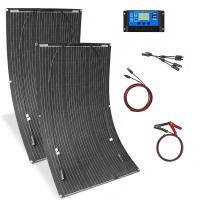 China Lightweight Flexible 200W Solar Panel IP67 Waterproof Monocrystalline Silicon Solar Panel for sale