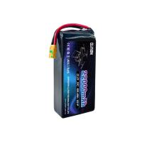 China 22.2V 22000mAh 25C Battery OEM / ODM Drone Lithium Polymer Battery for sale