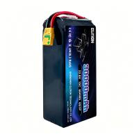 China 22.8V 30000mAh 15C LiPo Drone Batteries 6S High Capacity UAV Battery Pack for sale