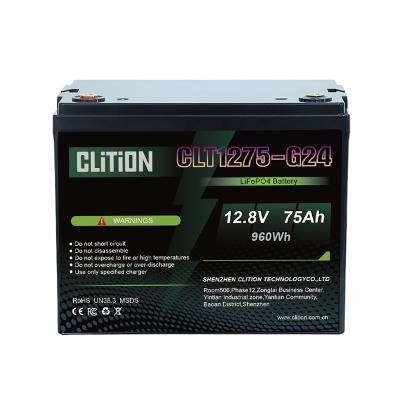 China Energy Storage Lead Acid Lithium Battery 75Ah 12V LiFePo4 Battery Lightweight for sale