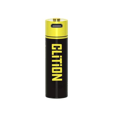 China Lightweight USB Rechargeable AA Battery 1.5V 1850mAh Micro Rechargeable Battery For Keyboard for sale