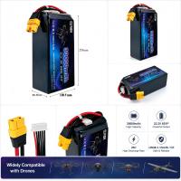 China 25C High Capacity Drone Battery 22.2V 30000mAh Lithium Polymer Batteries Widely Compatible With Drones for sale