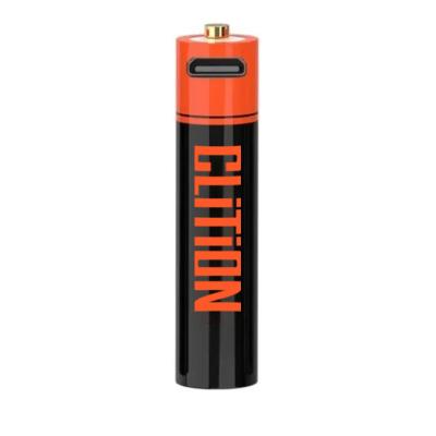 China 1.5V 670mAh Rechargeable Li Ion Battery OEM Micro USB AAA Battery for sale