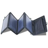 China 14W Foldable Solar Panel 2USB Folding Solar Panels High Efficiency For Outdoor Activities for sale