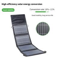 China 14W Foldable Solar Panel 2USB Folding Solar Panels High Efficiency For Outdoor Activities for sale