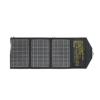 China 21W Flexible Solar Panel Folding Mono Solar Panel Portable Fast Charge For Traveling for sale