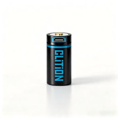 China USB RCR123A 3.6V 700mAh Li-ion Battery Micro interface for Camera for sale
