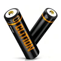 China USB 18650 Li-ion Battery Cell 3.6V 3500mAh Micro Charge Port For Microphone for sale