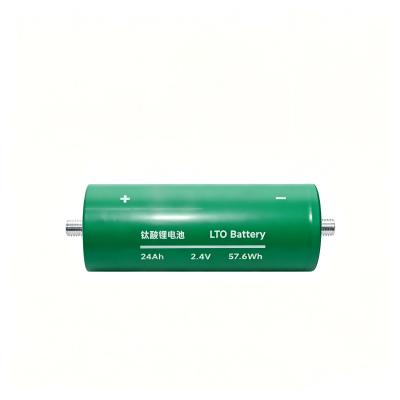 China 60138 2.4V 24Ah LTO Lithium Battery Cell High Power For EVs Battery for sale