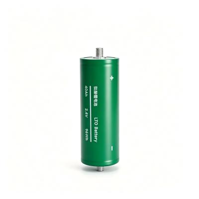 China 60165 LTO 2.4V 40Ah Low Temperature -50℃ Lithium Titanate Battery for sale