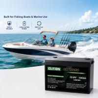 China 12.8V 100Ah LiFePo4 Battery With100A BMS IP67 Protection For Fishing Boat for sale