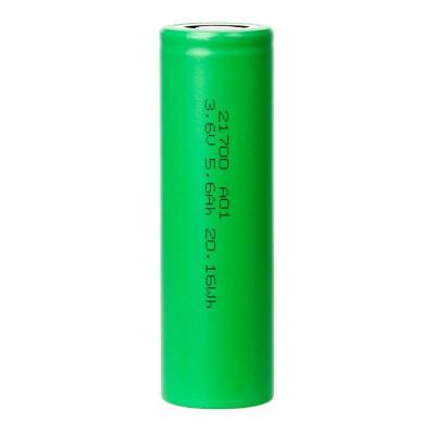 China 3.6V 5750mAh 21700 NCM Rechargeable Battery Cell High Capacity LEV for sale