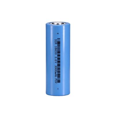 China ICR18650 3.6V 3000mAh Ternary Lithium Ion Battery Cell For Power Tools for sale