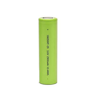 China 18650 3.6V 2900mAh Lithium ion Rechargeable Battery Cell 3C Max Discharge for sale