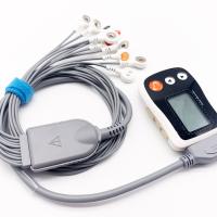 China 12 Lead Holter ECG Patient Cable With Gushan Fengbo ITengo+ And BS6930 Holter ECG Recorders for sale