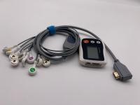 China 12 Lead Holter ECG Patient Cable With Gushan Fengbo ITengo+ And BS6930 Holter ECG Recorders for sale