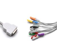 China GE MAC 500 MAC 1100 Compatible ECG Cable 10 Lead AHA Standard for sale