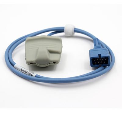 China Disposable Compatible With GE Nell-cor Encrypted 9 Pin Adult Finger Oximeter Sensor for sale