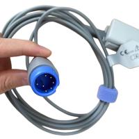 China 0.9m Compatible With Mindray ECG Monitor Adult Finger Clip 7 Pin Finger Oximeter Sensor for sale