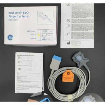 China Genuine GE B450 650 ECG Monitor Adult Finger Type Pulse Oximeter Sensor TS-SA4-GE for sale