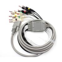 China ECG9620P 9130 1350 10 Lead ECG Cable Compatible With Nihon Koden ECG Machines for sale