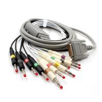 China ECG9620P 9130 1350 10 Lead ECG Cable Compatible With Nihon Koden ECG Machines for sale
