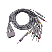 China 12 Lead ECG Cables Compatible With Beijing Medix MECG-300/200 Holter for sale