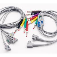 China Compatible With PH-ILIPS ECG Cable TC30 TC50 TC70 4 Limb Leads 6 Chest Leads ECG Cable for sale