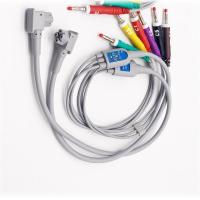 China Compatible With PH-ILIPS ECG Cable TC30 TC50 TC70 4 Limb Leads 6 Chest Leads ECG Cable for sale