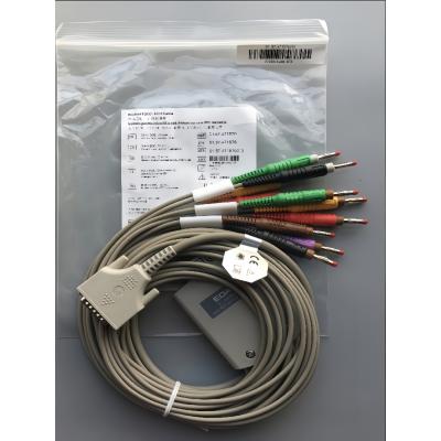 China EDAN Electric ECG Cable Lepu Medical SE-1200/1201 12 Lead ECG Cable With 15 Pin Banana Plug for sale
