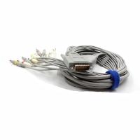 China Compatible ECG Cable 12 Lead With Banana Plug For Edan SE1200/601A/301 Electrocardiograph for sale