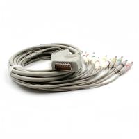 China ECG 12 Lead Cables For GE MAC1200 800 400 600 1600 2000 Electrocardiograph for sale