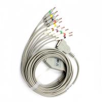 China ECG 12 Lead Cables For GE MAC1200 800 400 600 1600 2000 Electrocardiograph for sale