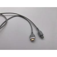 China Nalong RAGE-12 Holter Electrocardiograph Compatible 10 Lead Snap Type ECG Cables for sale