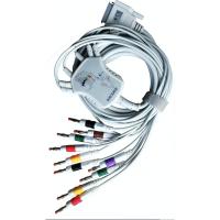 China Original 12 Lead ECG Cable With Banana Plug For Zhongqi IMAC12_12B Digital Multi Channel Electrocardiograph for sale