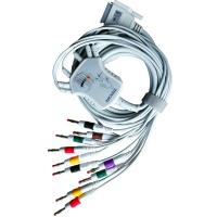 China Original 12 Lead ECG Cable With Banana Plug For Zhongqi IMAC12_12B Digital Multi Channel Electrocardiograph for sale