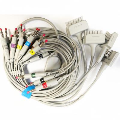 China 18 Lead Split ECG Cables With Banana Plug For Nalong 18U_RAGE-10 for sale