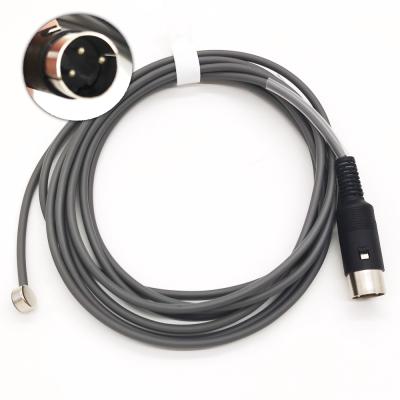 China Compatible 3 Pin Adult Skin Surface Stainless Steel Temperature Probe For AIR Patient Monitor for sale
