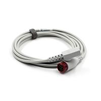 China Compatible IBP Invasive Blood Pressure Main Cable with Utah Interface for PH-ILIPS & Mindray Patient Monitors for sale