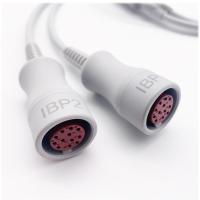 China Compatible 12-Pin 1-to-2 Dual Channel IBP Invasive Blood Pressure Extension Cable for Mindray & PH-ILIPS Patient Monitors for sale