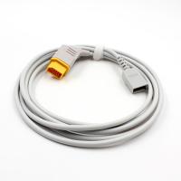 China Compatible 14-Pin IBP Invasive Blood Pressure Adapter Cable with Utah Interface for Nihon Kohden Patient Monitors for sale