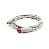 China Compatible 6-Pin IBP Invasive Blood Pressure Adapter Cable with BD Interface for Draeger & Mindray Patient Monitors for sale