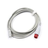 China Compatible 6-Pin IBP Invasive Blood Pressure Adapter Cable with BD Interface for Draeger & Mindray Patient Monitors for sale