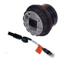 China Original Datex-Ohmeda Anesthesia Machine O2 Cell Cable 109-5570-000, 4-Pin Black with Modular Plug for GE for sale