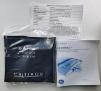 China Adult Double Tube Reusable NIBP Cuff 2203E 23-33cm With 2 White Female Connectors for sale