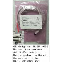 China Adult Double Tube NIBP Extension Tube With 2 Black Male Bayonet Connectors 3.6m For GE Patient Monitors for sale