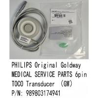China 6 Pin Dual Slot TOCO Contraction Probe For PH-ILIPS Goldway CTG7 Maternal Fetal Monitors for sale