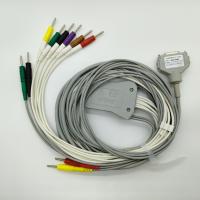 China 10-Lead ECG Cable with Banana Plug Medical EKG Patient Monitoring Leadwire for sale